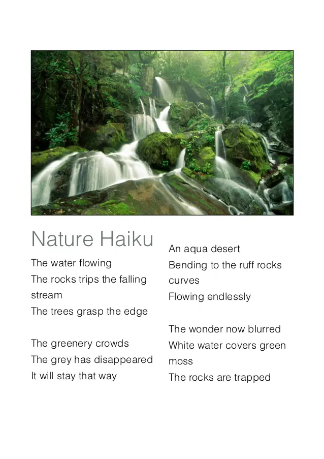 How To Make A Haiku Poem About Nature at Betty Thacker blog