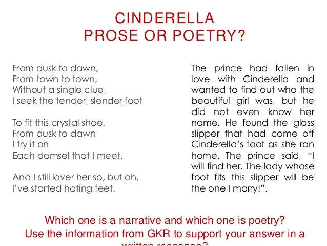 What Is A Prose Poem Example