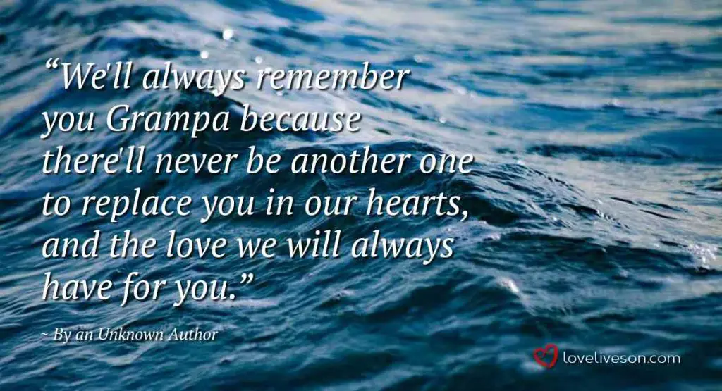 Grandad Funeral Quotes