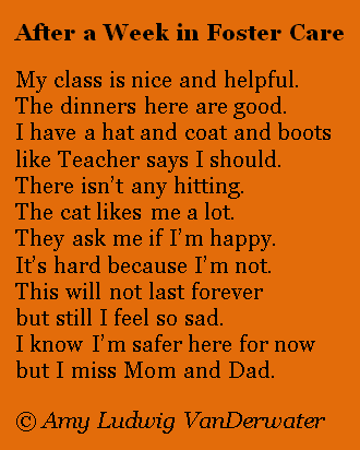 Poems For Foster Parents