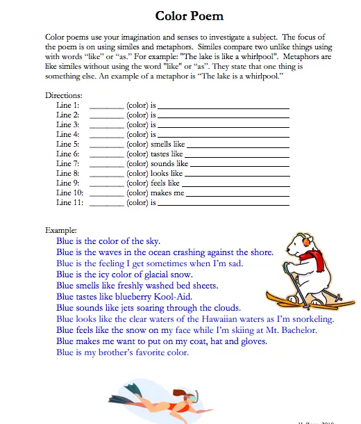 Alliteration Poems About Animals