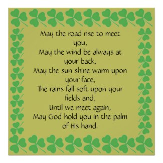 Irish Blessing Death Poem