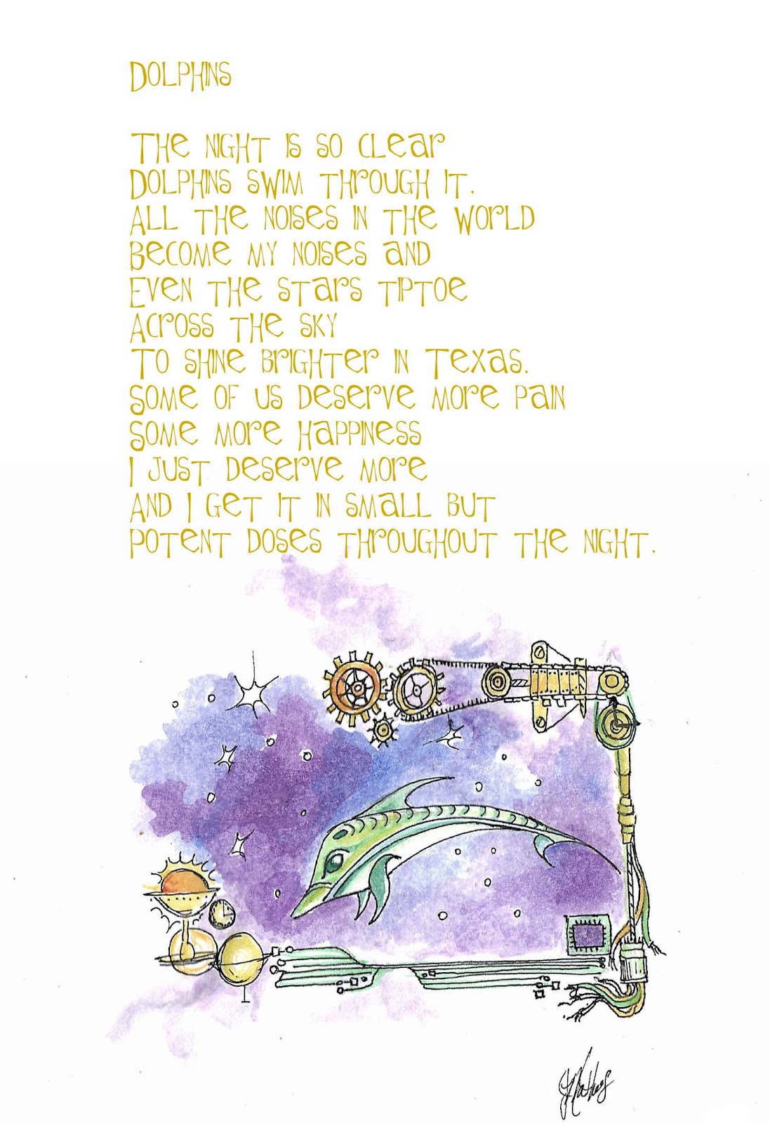 Dolphin Poems Quotes