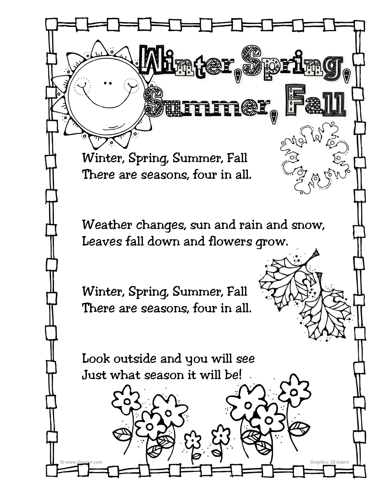 Poems About Seasons Changing