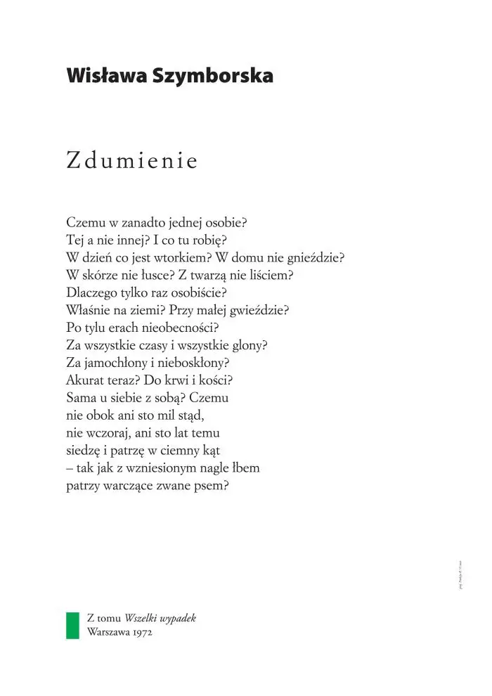 10 Of The Best Poems Of Wislawa Szymborska – LEKPU