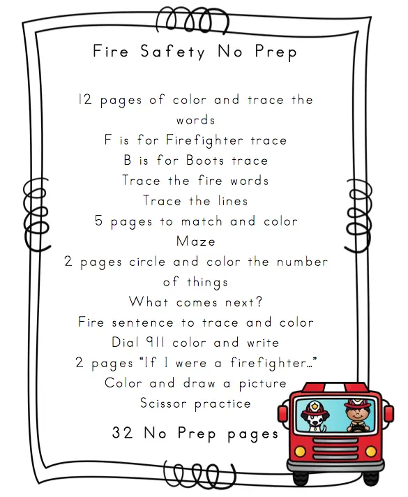 Fire Safety Poem For Kindergarten at Harry Quintana blog