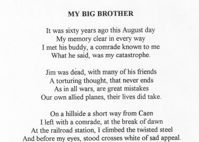 Short Poems About Brothers