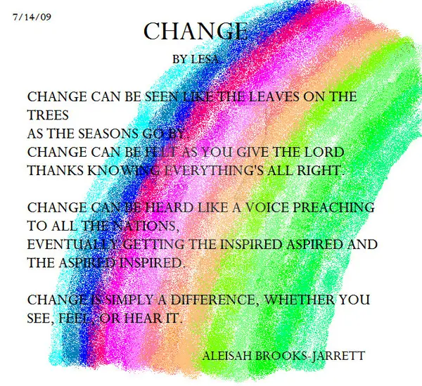 Change Poems