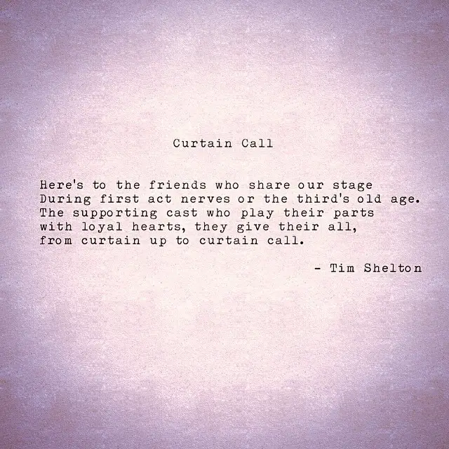Poem About Theatre