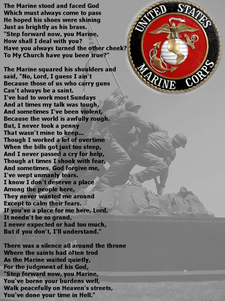 Marine Corps God Quotes