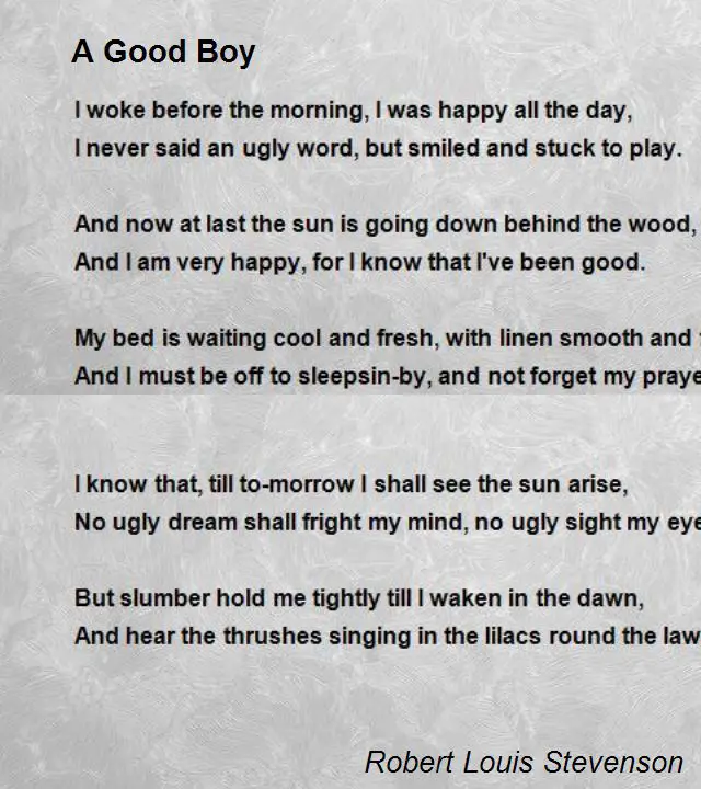 Robert Louis Stevenson Poems | Paul Smith