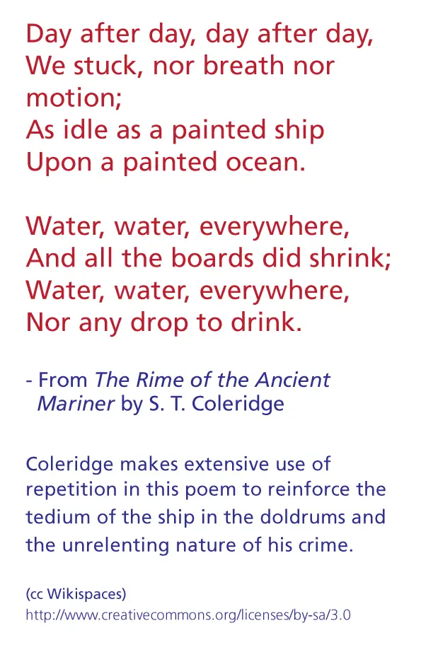 Repetition Examples In Poetry