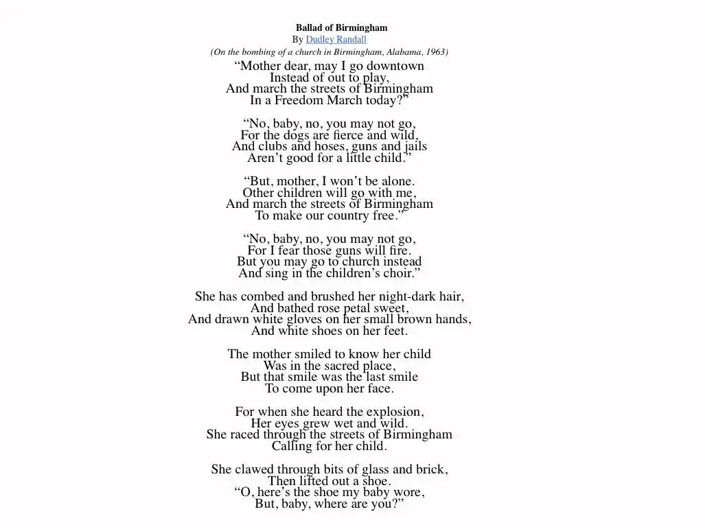 Ballad Poem Template