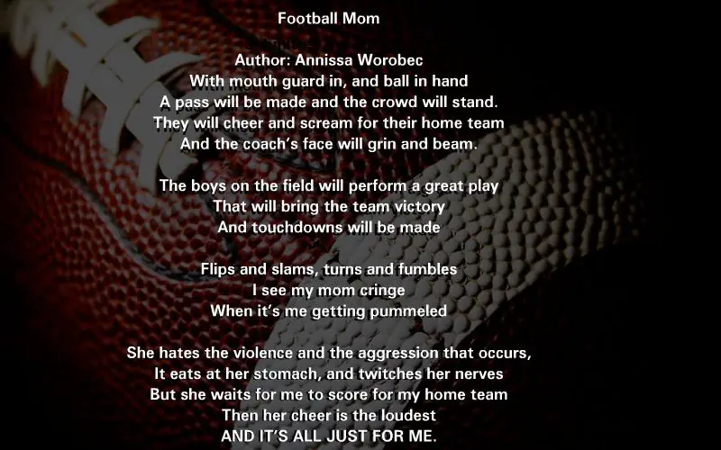 Football Poetry Books at Lorelei Rios blog
