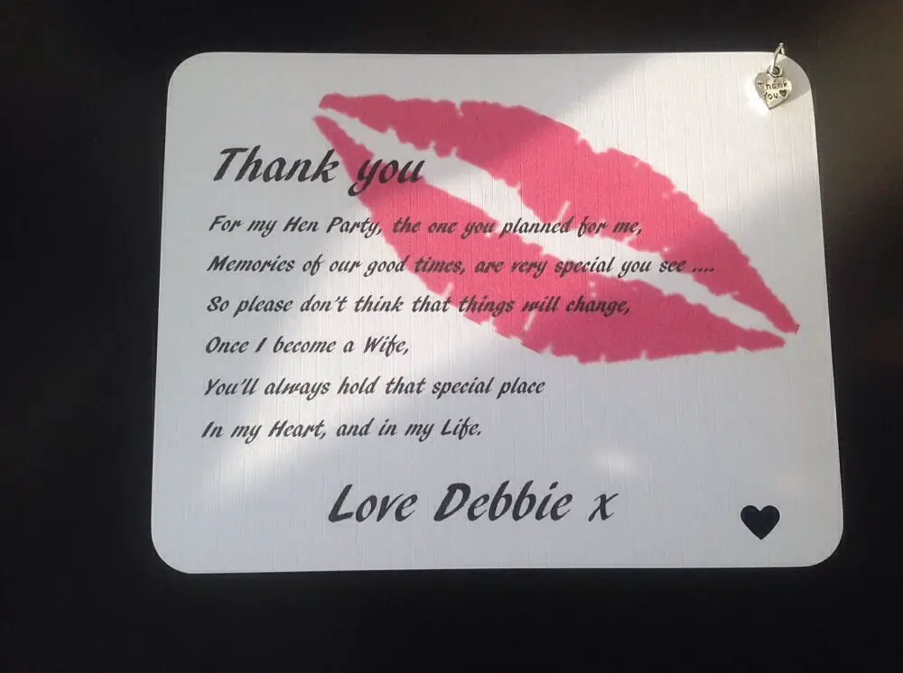 Funny Bachelorette Party Poems