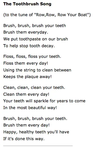 Clean Teeth Poem